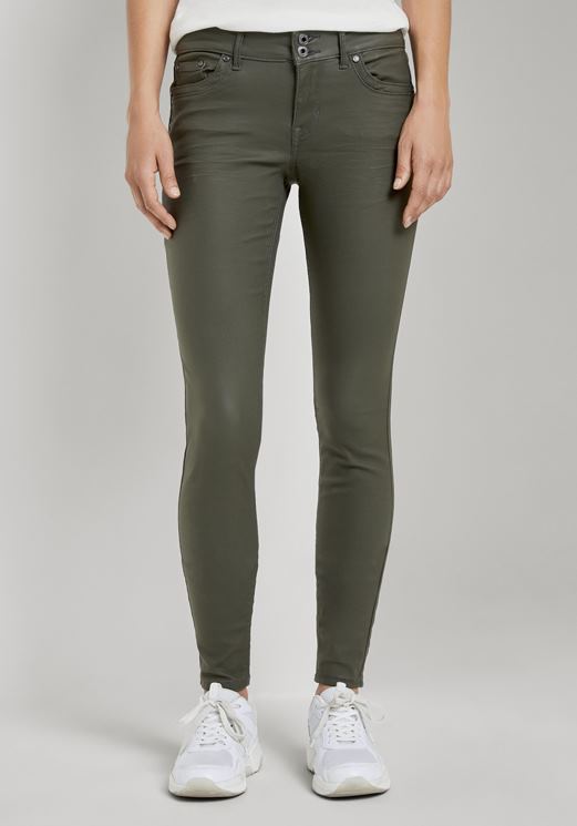 Calças verdes kaki - Tom Tailor | Jutina | Compre Online