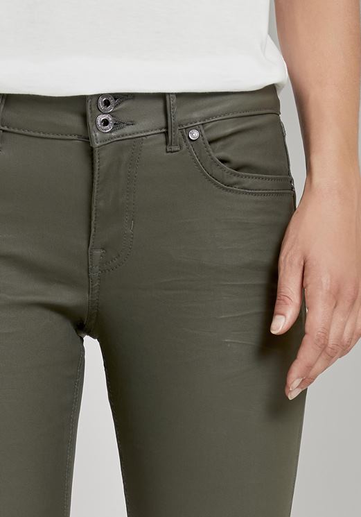 Calças verdes kaki - Tom Tailor | Jutina | Compre Online