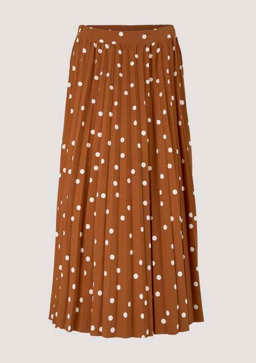 Saia midi camel c/ bolas - Tom Tailor | Jutina | Compre Online